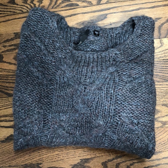 Joe's Jeans | Sweaters | Womens Joes Jeans Wool Blend Cable Knit ...